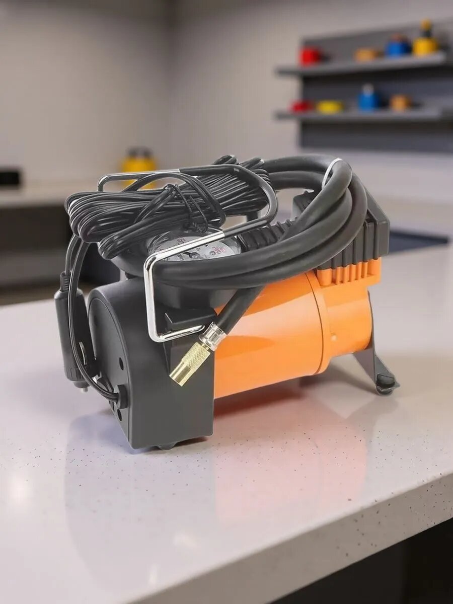 Автомобильный компрессор поршневой 120 w