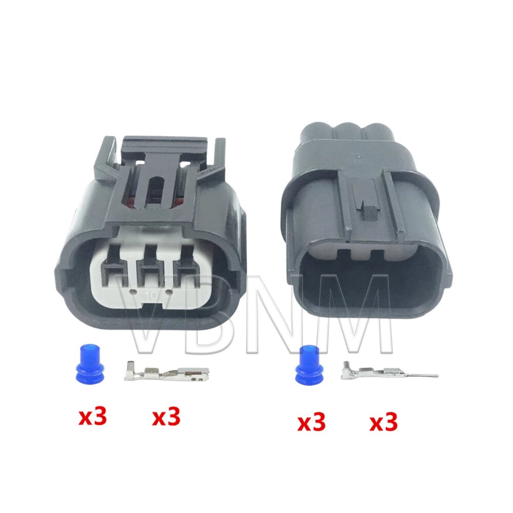 3 Piin 6188-4739 6189-0887 Водонепроницаемая вилка Оригинальный ремонтный комплект жгута проводов Civic Element CR-V Разъем для Honda Acura