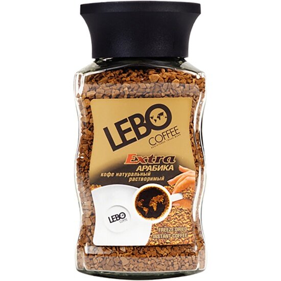 Кофе растворимый Lebo EXTRA стекло 100 г