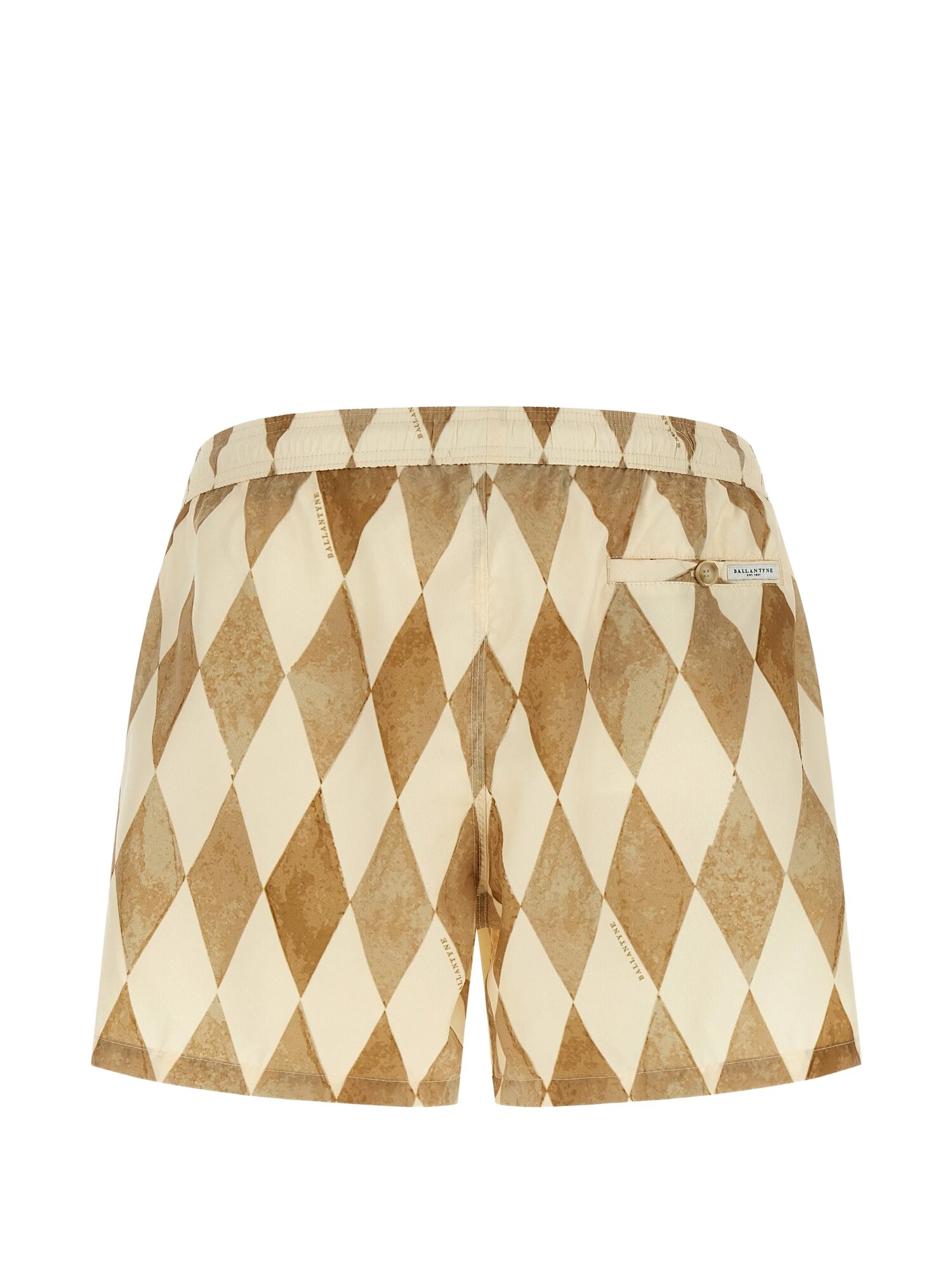 Шорты для плавания Ballantyne Diamond-pattern drawstring swim shorts, размер XL, разноцветный — фото 1