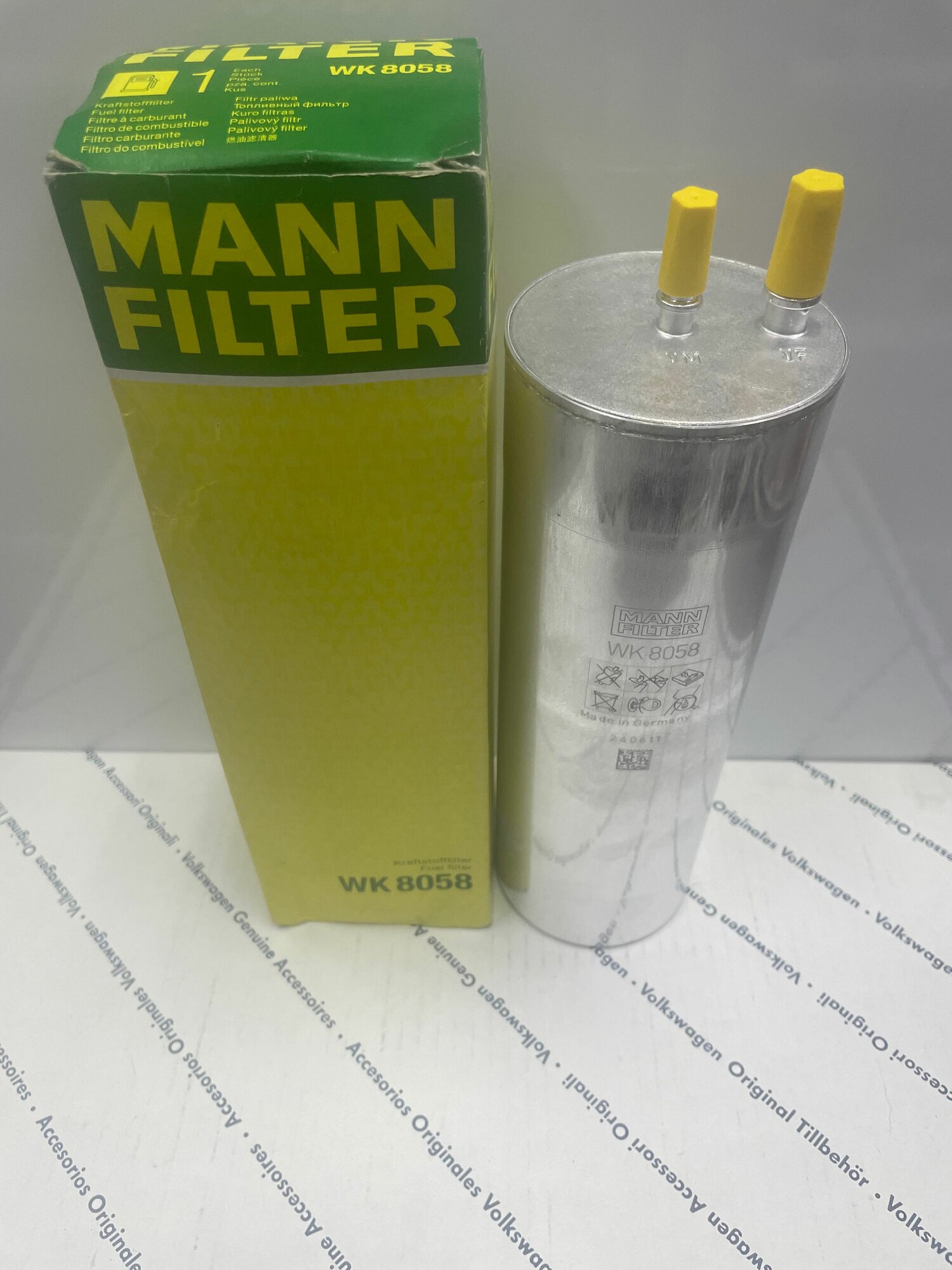 WK8058 Mann Filter Фильтр топливный для VW T5 2.5TDI