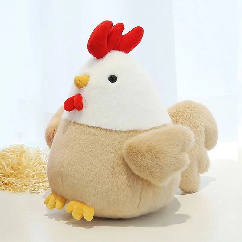 Плюшевая игрушка кукла курица