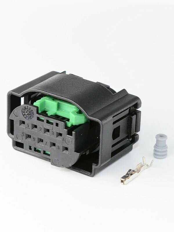 Разъем (колодка, фишка) 8 контактов (8 pin) мама 1-1418552-1 4F0972708 для BMW Mercedes Audi Volkswagen Skoda SEAT
