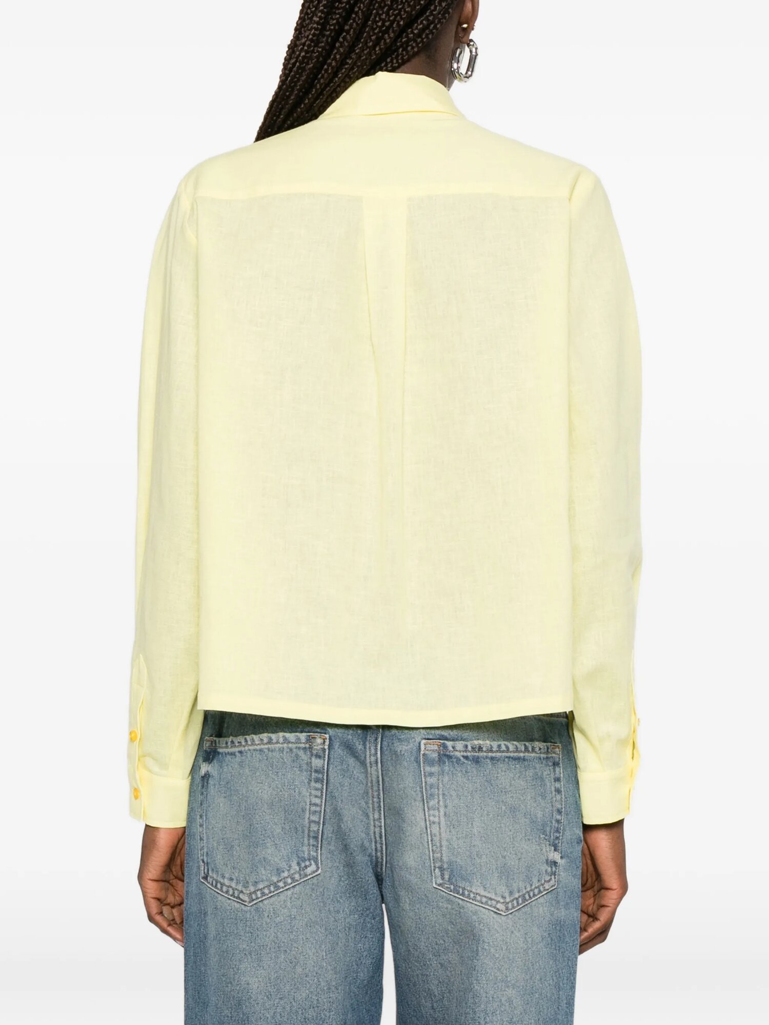 Рубашка Manuel Ritz Long-sleeves shirt, размер 42, yellow — фото 1