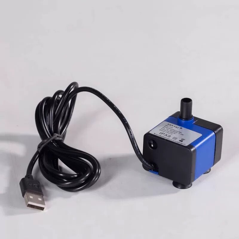 USB-питание помпа для питьевой системы кошек 3Вт тихая работа энергоэффективная