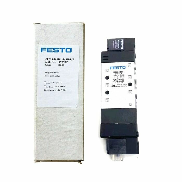 Модуль FESTO CPE14-M1BH-5 / 3G-1/8 196937 Solenoid Valve
