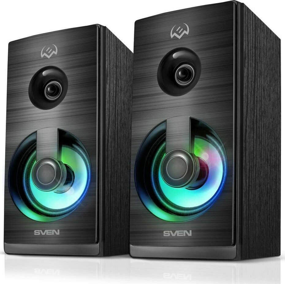 Колонки компьютерный Sven 2.0 SPS-512, чёрный