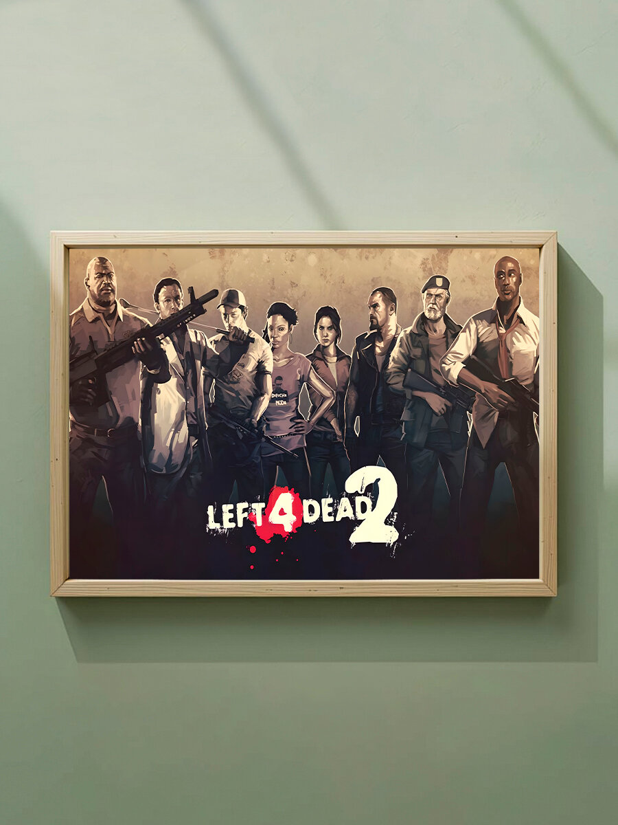 Постер, плакат на стену "Left 4 Dead" 42 см х 29,7 см (А3)