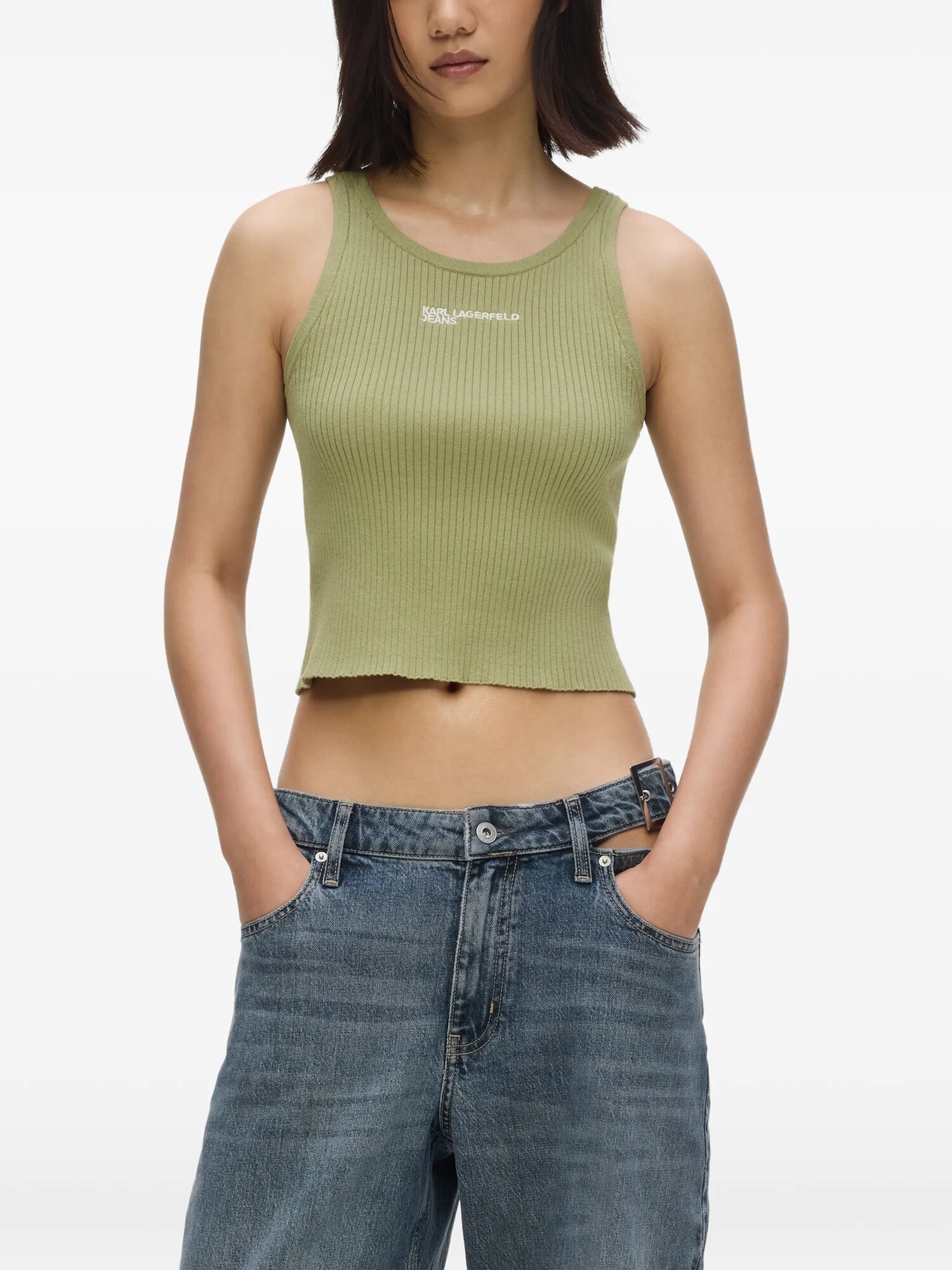 Топ KARL LAGERFELD JEANS, размер 38, green — фото 1