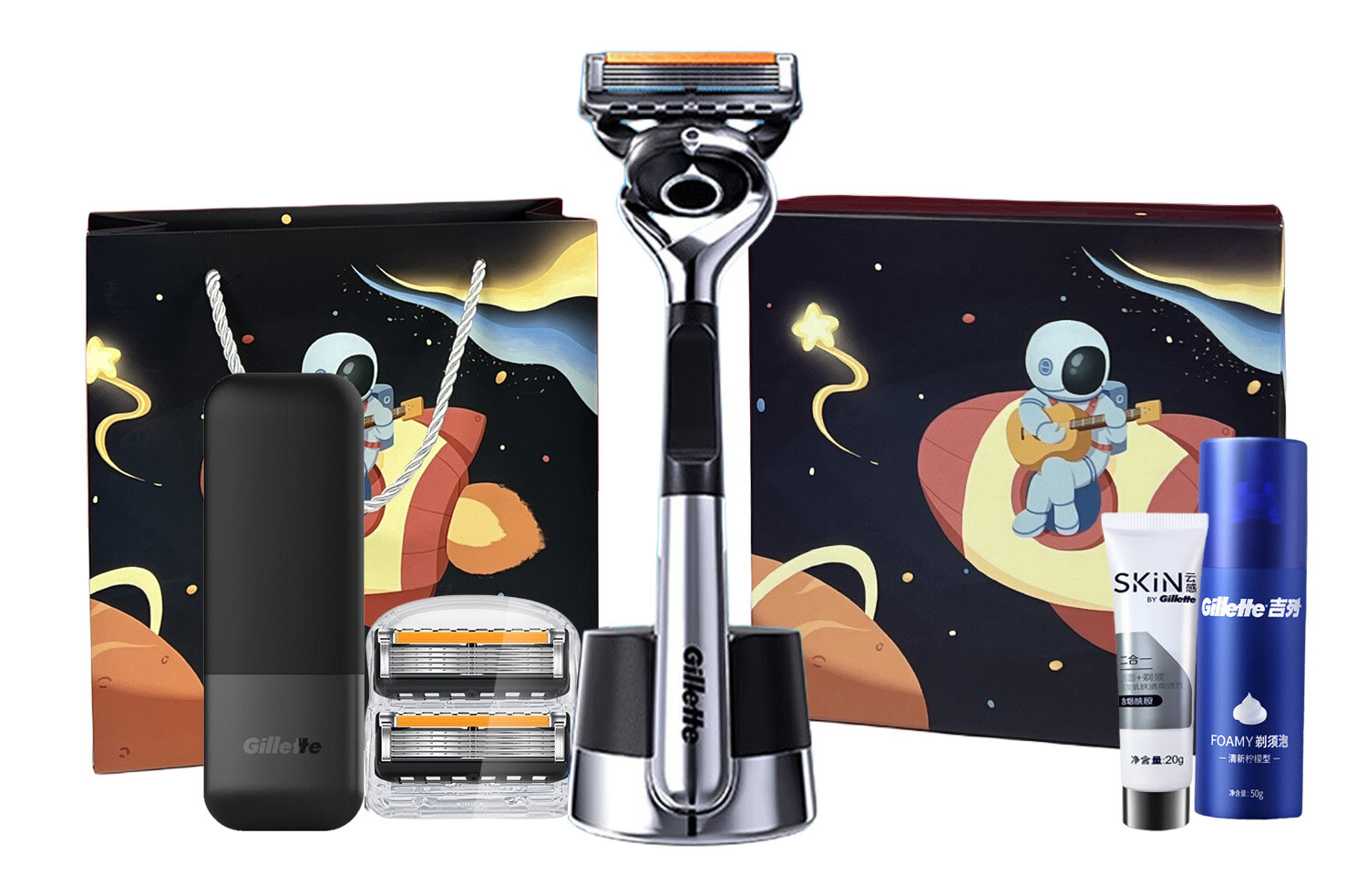 Набор для бритья мужской Gillette Fusion 5 ProGlide Premium Edition 5785148