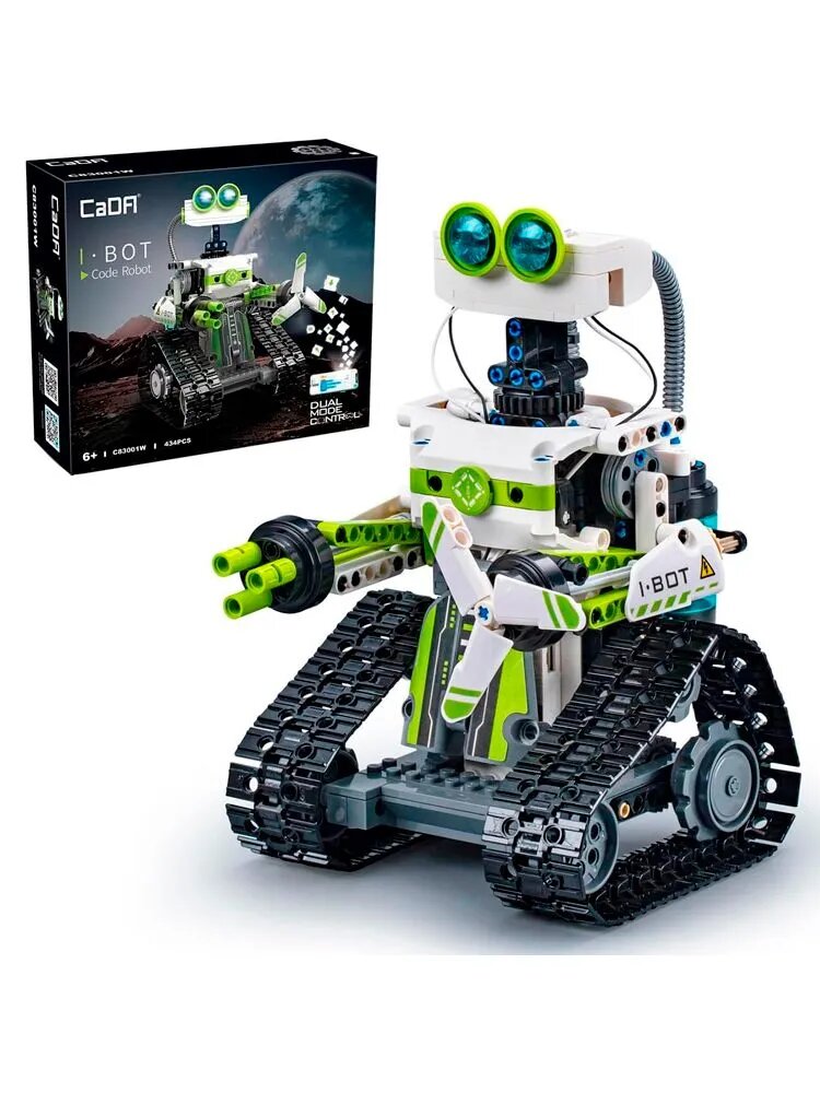 Радиоуправляемый конструктор CADA робот I-BOT, программируемый (434 детали) - C83001W