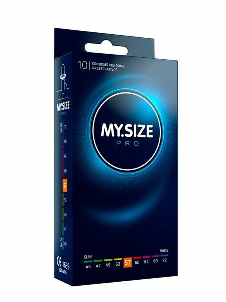 My.Size, презервативы латексные, размерные 17,8 см, 5,7 см, 10 шт
