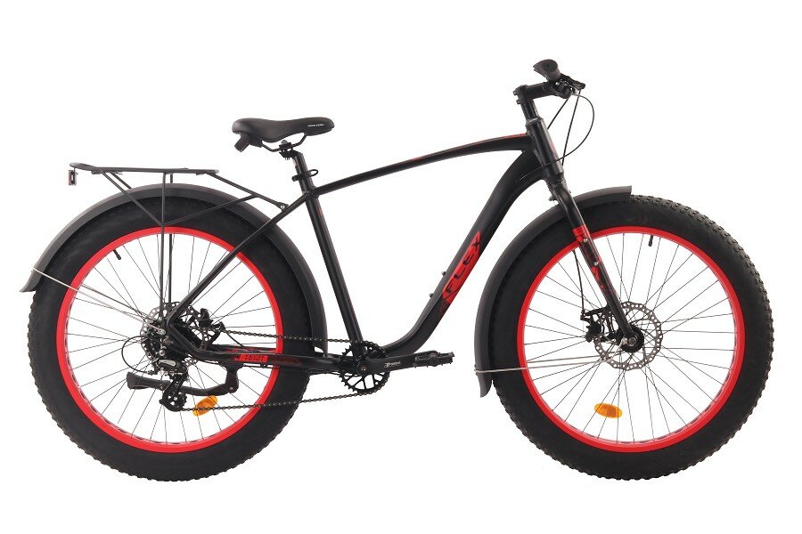 Горный велосипед Techteam TechTeam Flex 26 Fat, год 2025, цвет Красный, ростовка 20