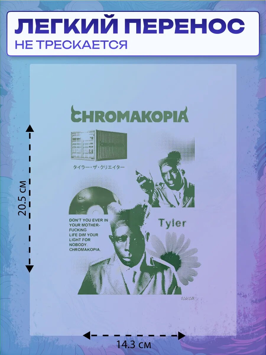 Термонаклейка Tyler The Creator — фото 1
