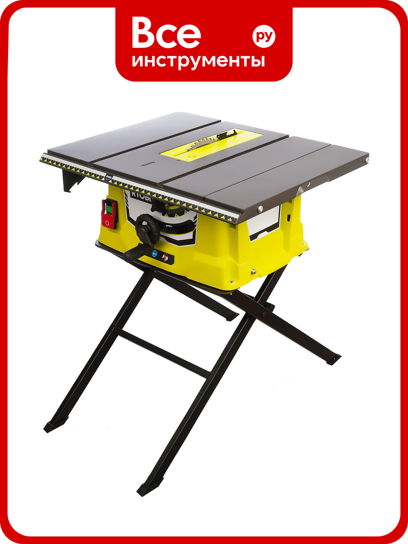 Распиловочный, Ryobi, станок со станиной Ryobi RTS1800ES-G 5133002023, популярен, деревообрабатывающей