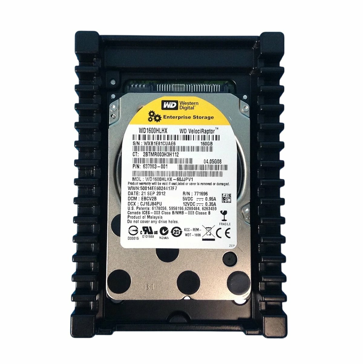 Жесткий диск HP 160Gb 10000 SATAII 2.5" HDD 637003-001