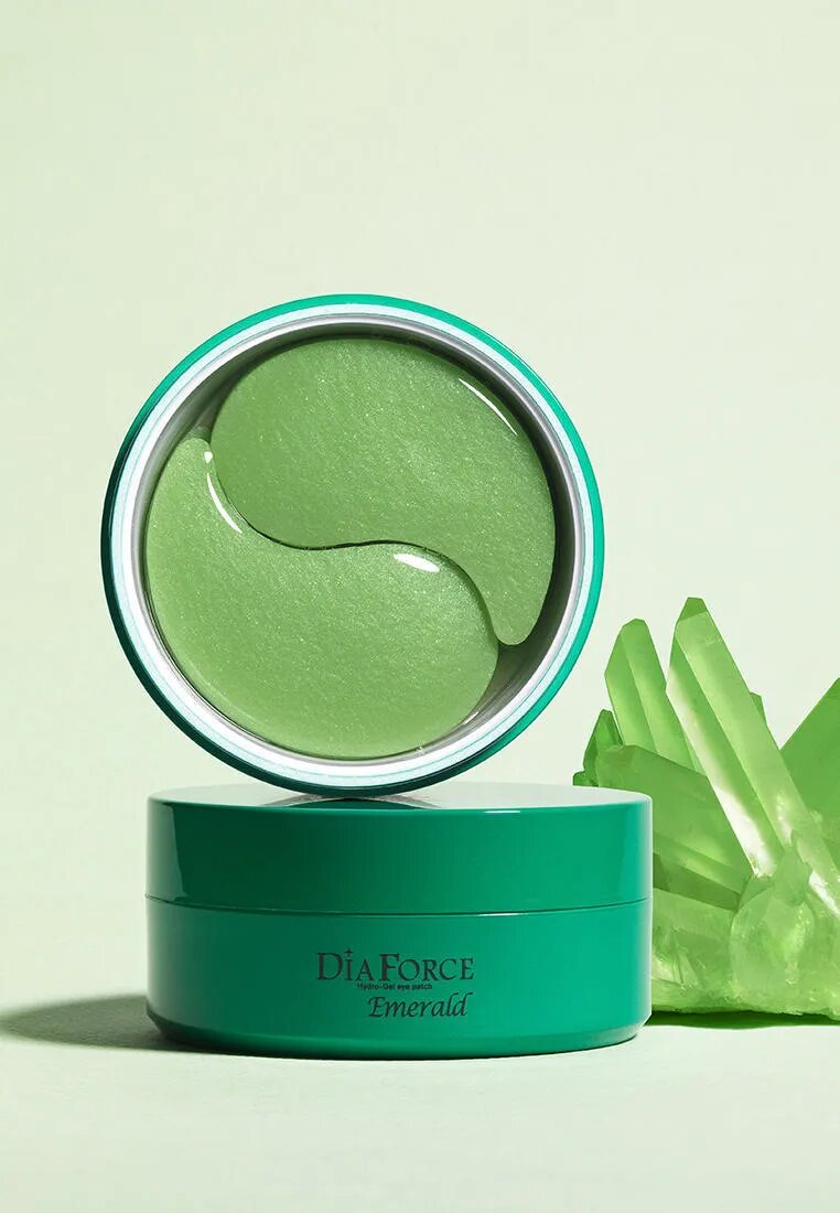 Маска (патчи) вокруг глаз гидрогелевая изумрудная Kims Dia Force Emerald Hydro-Gel Eye Patch (Medium) 60 шт