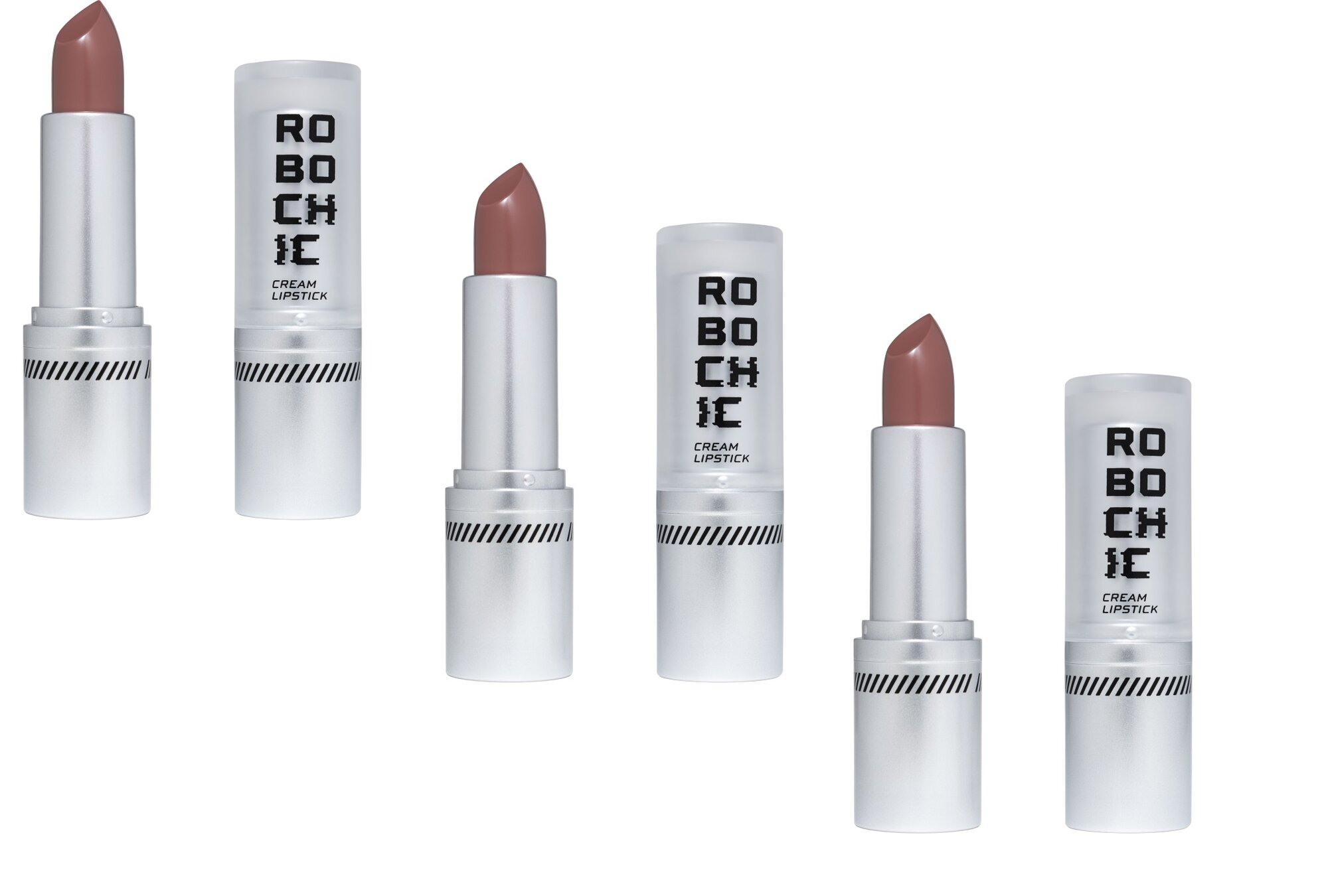 Кремовая помада Beauty Bomb Cream lipstick «Robochic» тон 02 3шт