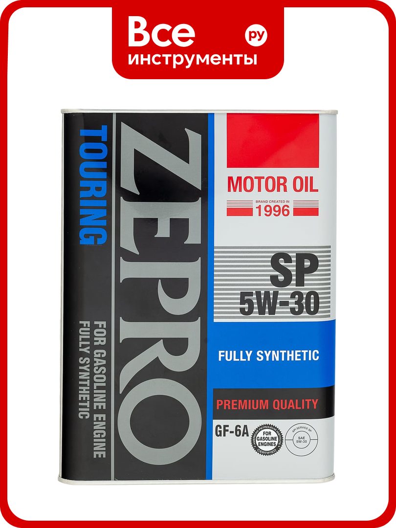 Масло моторное ZEPRO 5W-30 TOURING FS SP/GF-6A (4л х 6) 4251-004-0