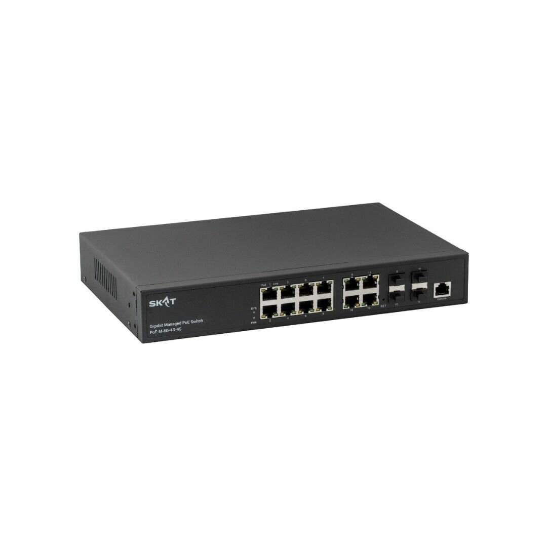 Бастион SKAT PoE-M-8G-4G-4S (4090) Коммутатор POE