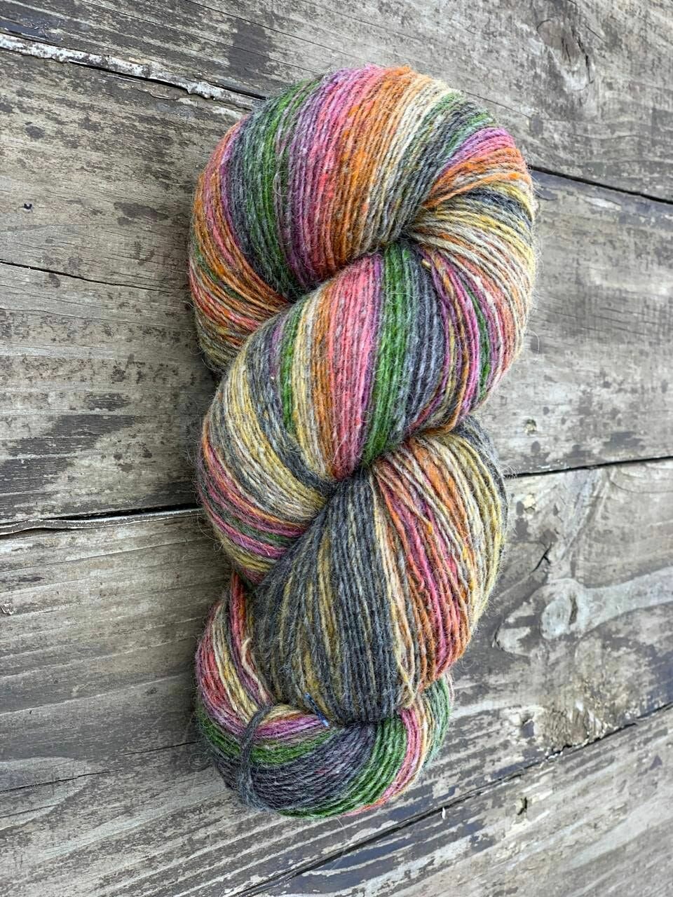 Пряжа Дундага 6/1multicolor MG-32 243грамма (80% меринос)