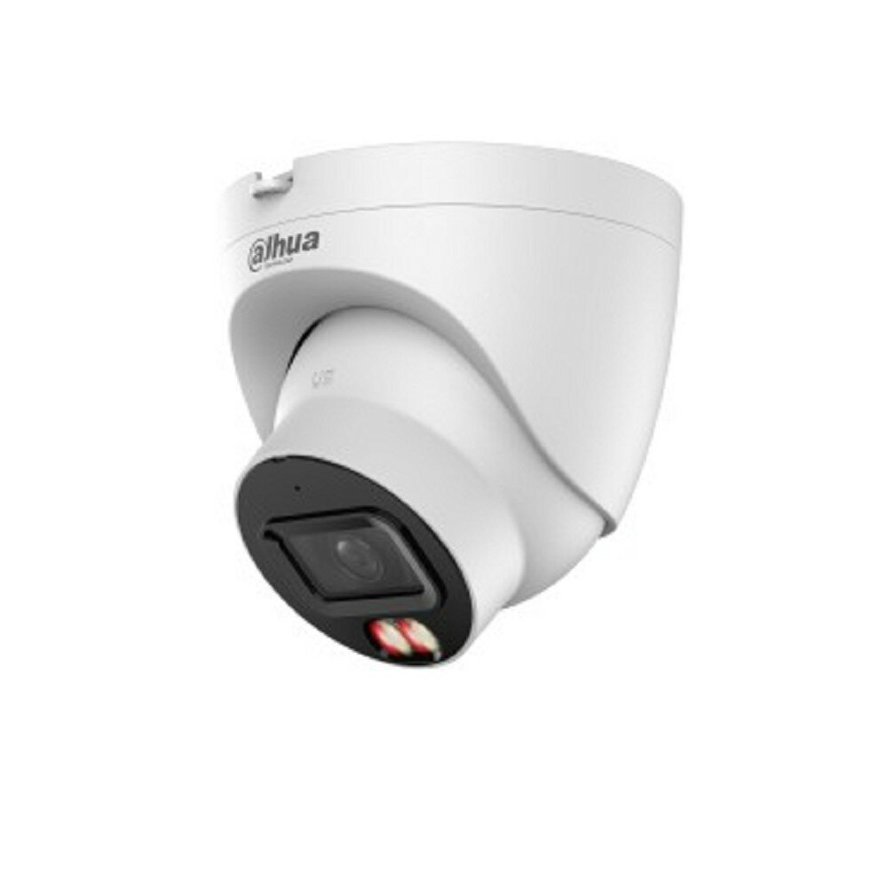 DAHUA Видеонаблюдение DH-IPC-HDW21249TP-S-IL-0280B Уличная купольная IP-видеокамера 12Мп; 1 2.5” CMOS; 2.8мм видеоаналитика: SMD Plus ИК 30м, LED