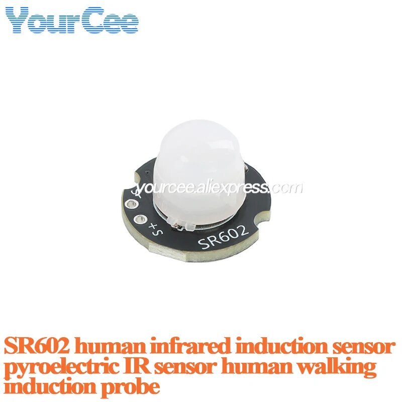 Инфракрасный датчик движения HC-SR501/HC-SR505/AS312/SR312/RD624/SR602 Your Cee SR602 Module