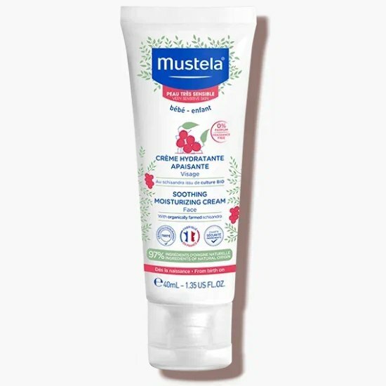 Крем для лица Mustela Soothing Moisturizing Cream для очень чувствительной кожи, 40 мл