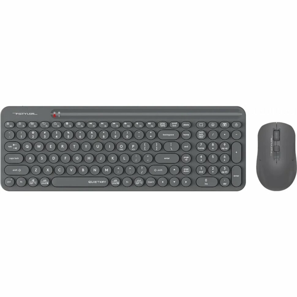Набор клавиатура+мышь A4Tech Fstyler FG3300 Air2 сер/USB/беспр/slim 2012611, 2151362