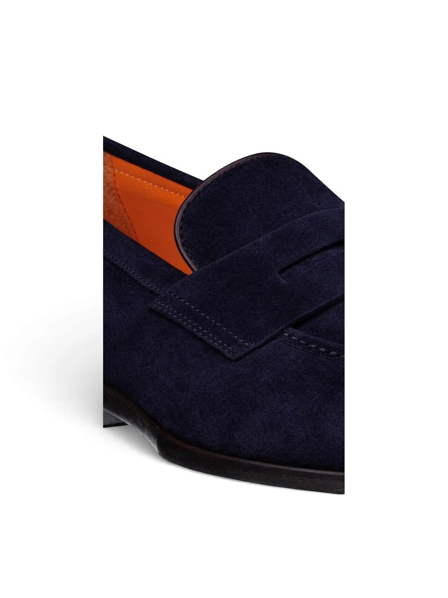 Лоферы Santoni Penny suede loafers, размер 7, синий — фото 1