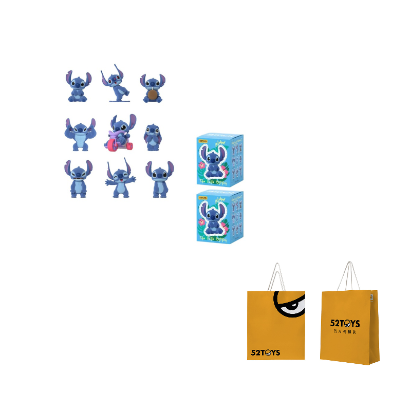 Коллекция милых фигурок унисекс 52TOYS x Disney Stitch Mystery Boxes, 2 шт.