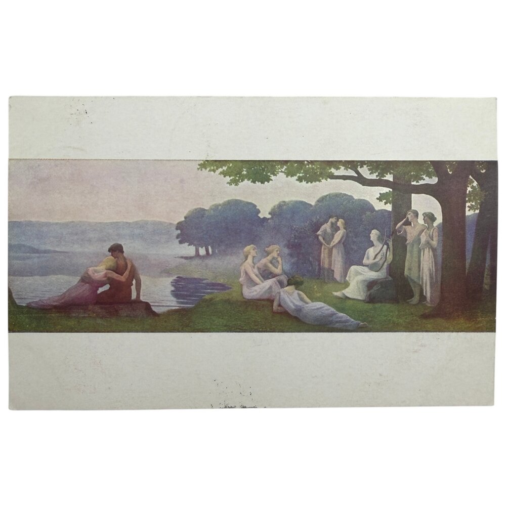 Почтовая открытка "Осбер - Вечная песнь" 1900-1910 гг. Франция