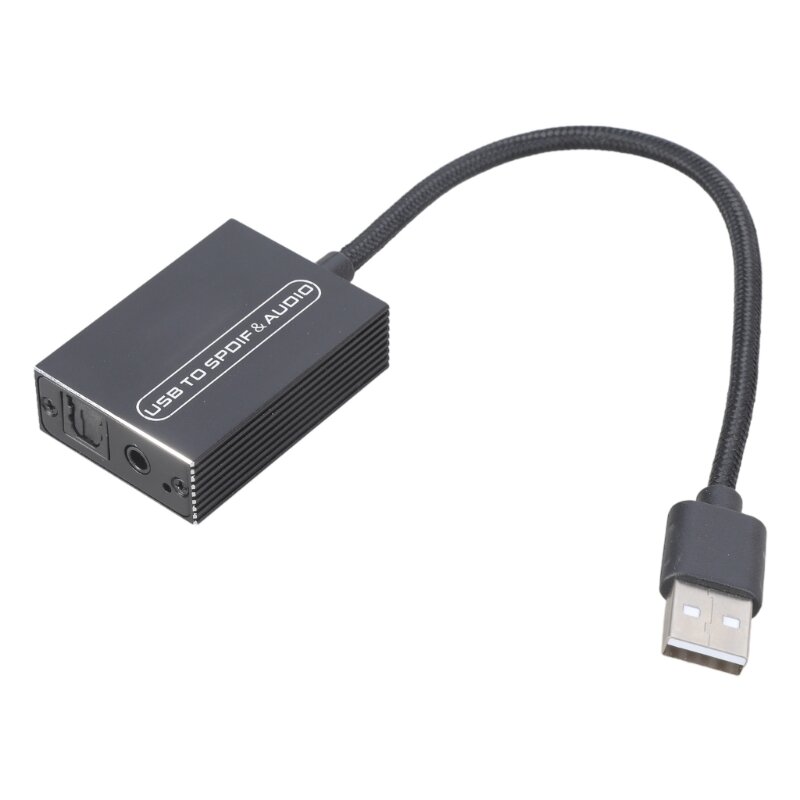 Аудио конвертер USB в оптическое волокно / 3,5 мм аудио конвертер-20com