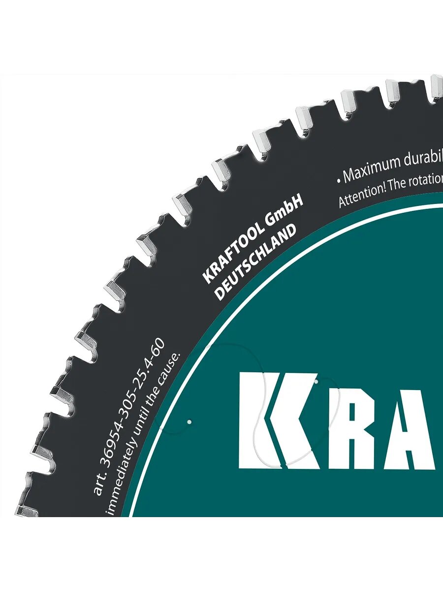 KRAFTOOL Metal Cut 305 х 25.4 мм, 60Т, диск пильный по