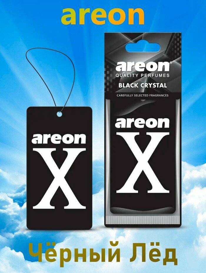 Areon Ароматизатор автомобильный, Черный лед