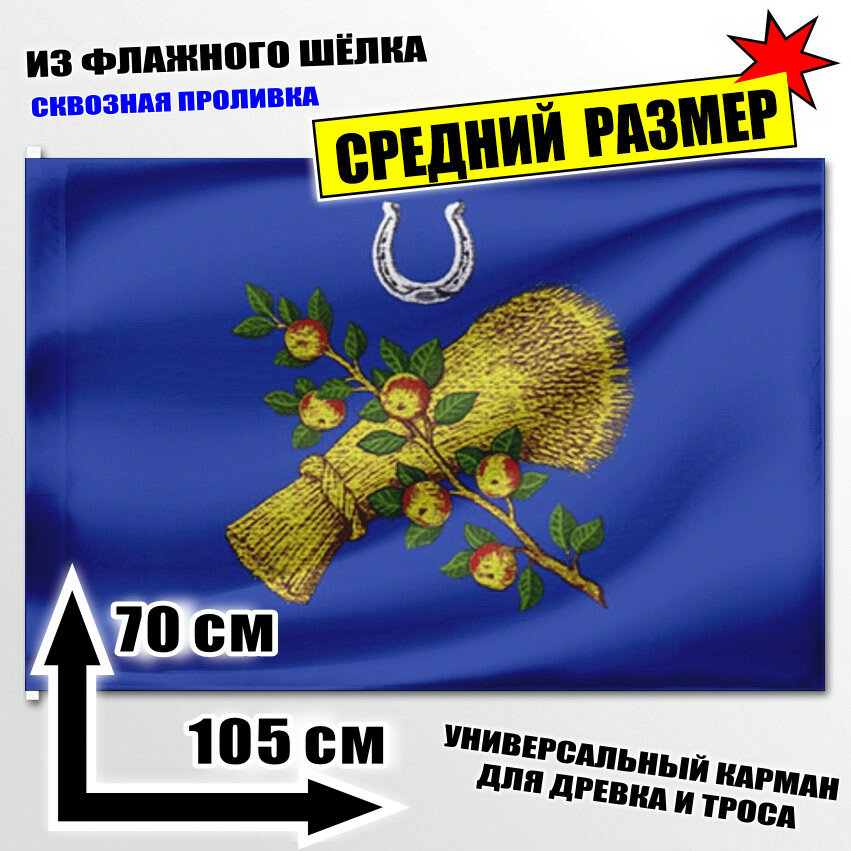 Флаг средний Старожиловского района 105x70 см