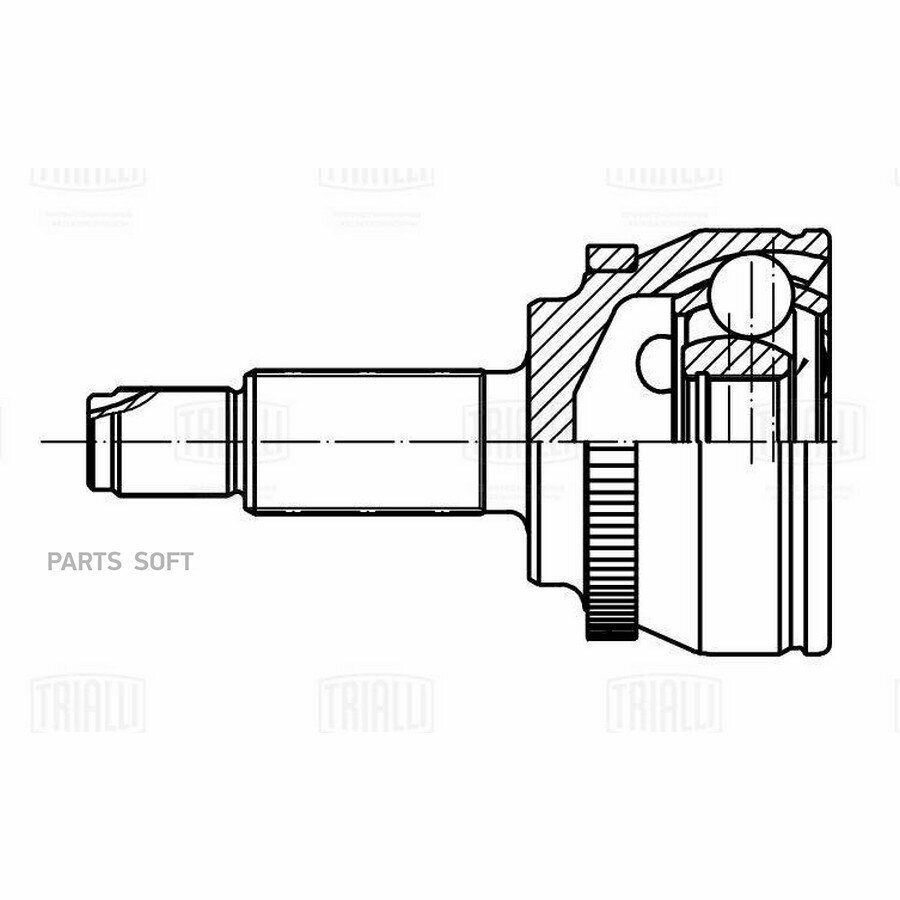 TRIALLI GO 700 ШРУС для а/м Geely Coolray (19-) 1.5T (наруж.) (GO 700)