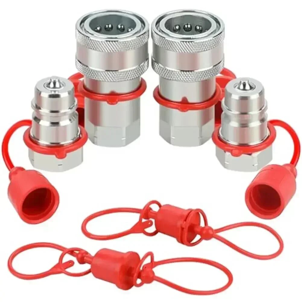 Гидравлические быстросъемы ISO7241-A 1/2", 1/4", 3/8" NPT, Цвет: NPT1-2