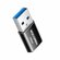 Адаптер Rocoren USB Type C в USB 3.2, 10 Гбит/с, черный
