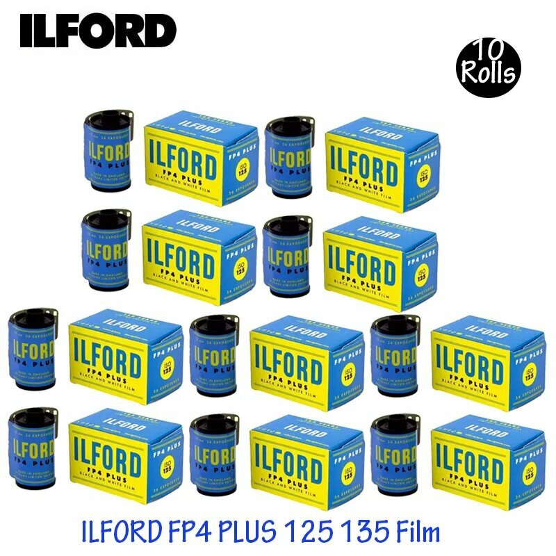 ILFORD FP4 PLUS 125 Черно-белая пленка 10 Rolls