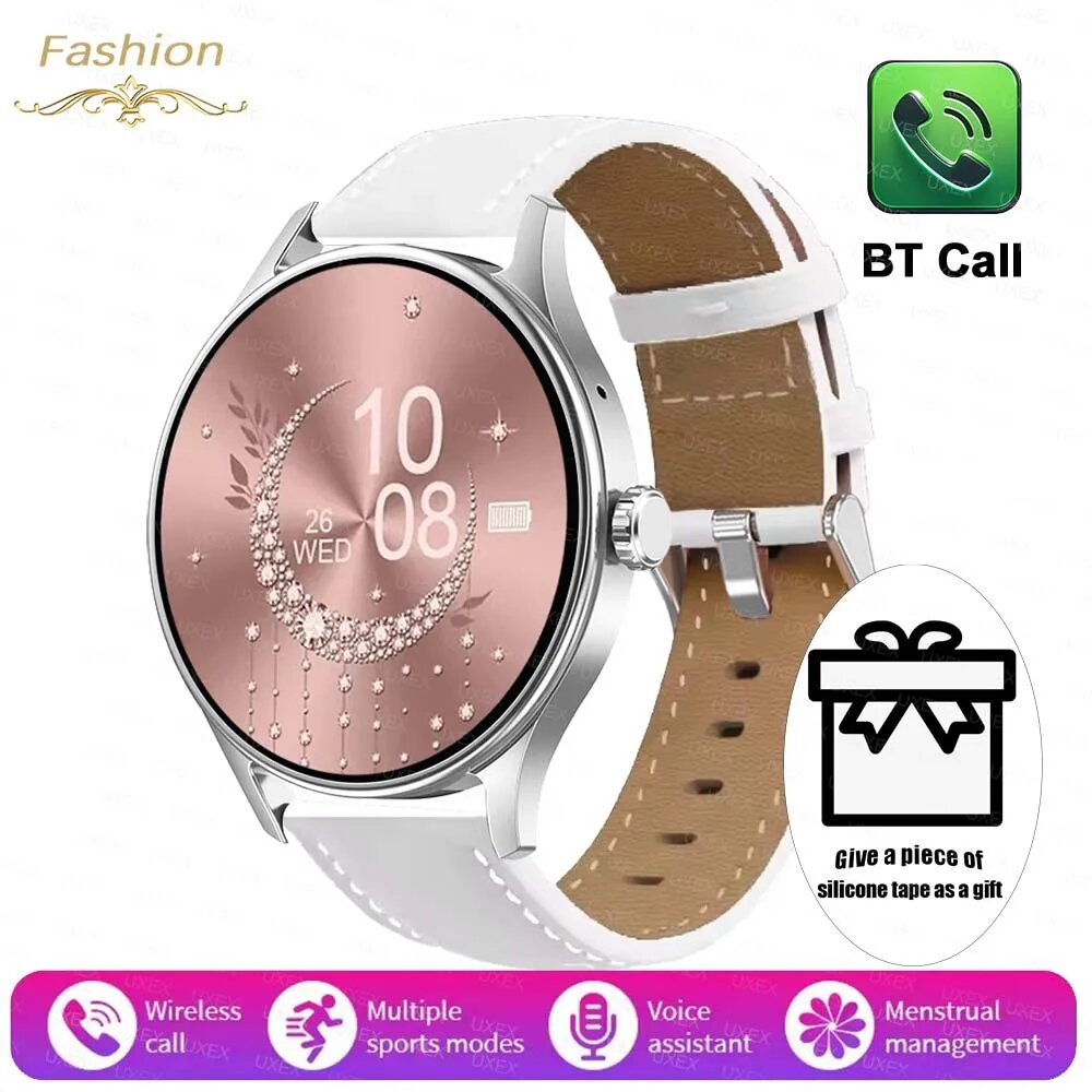 Smart Watch 2026 Bluetooth для женщин и мужчин Silver A00201