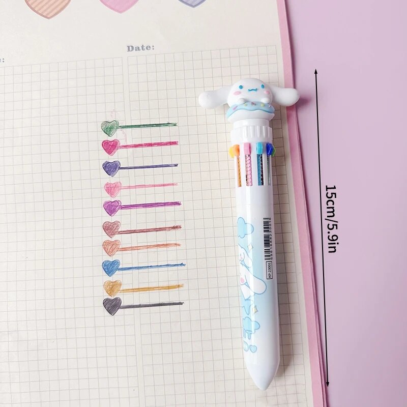 Гелевая ручка Hello Kitty с 6 цветами, S8