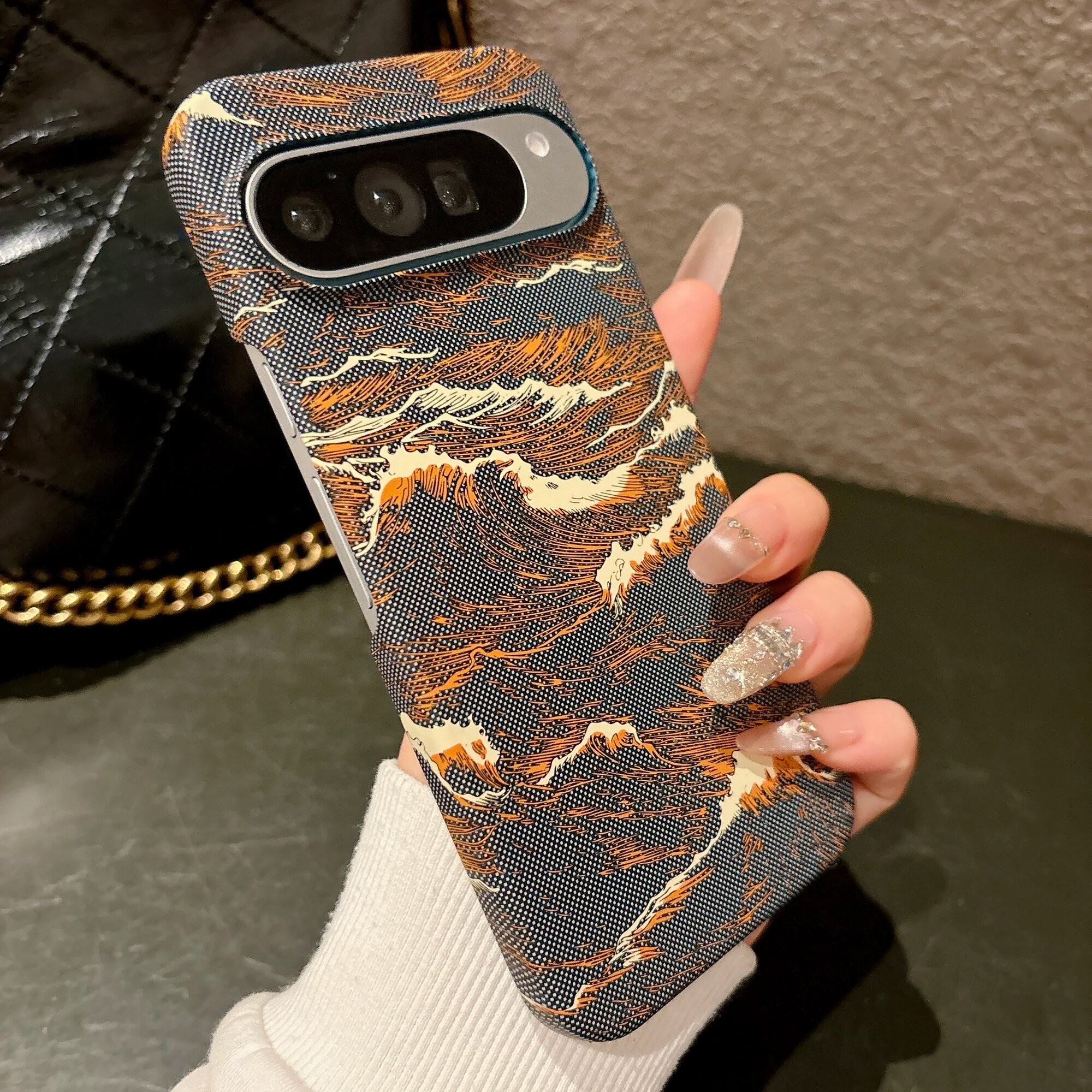 Чехол Google Pixel 9, текстура океана, цвет F