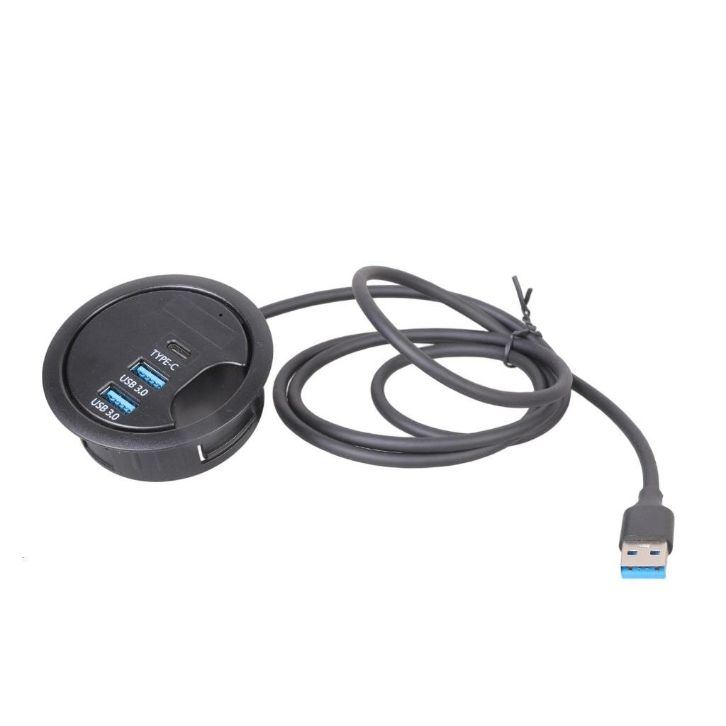 USB-адаптер с двумя портами USB 3.0 и одним портом Type-C