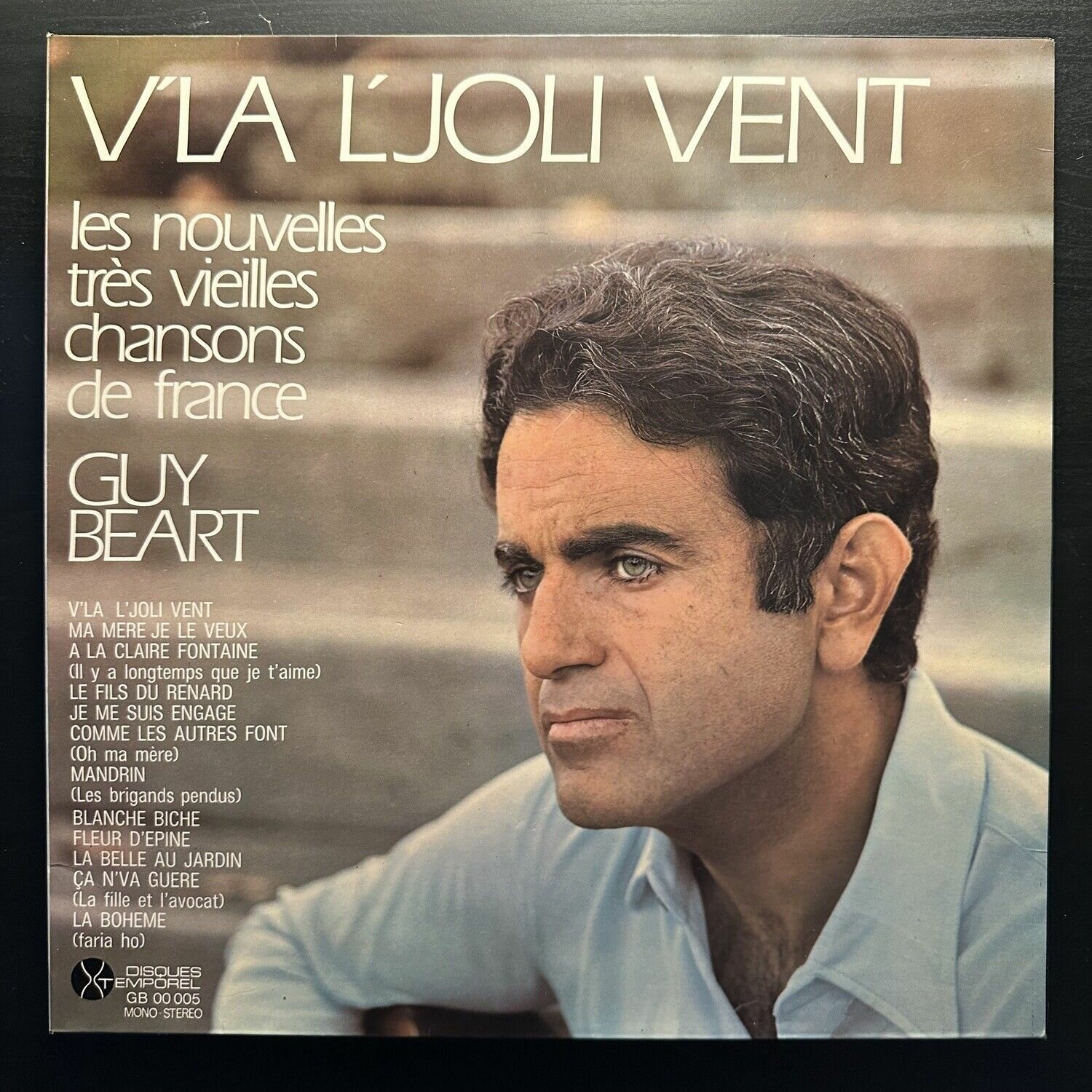 Виниловая пластинка Guy Bart V'l L'joli Vent - Les Nouvelles Trs Vieilles Chansons De France (Франция)