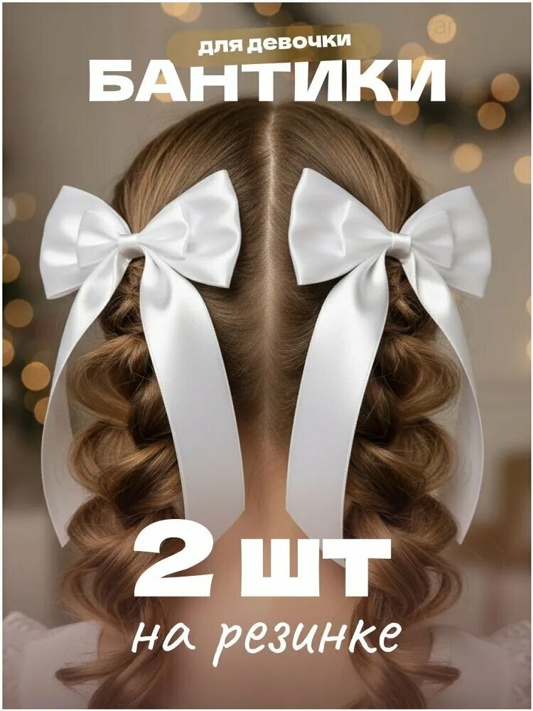 Бант для волос 2 шт.
