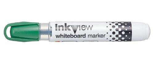 Маркер для белой доски InkView PWB-202 (стираемый), пулевидный наконечник 0,8-2,2мм, Зеленый