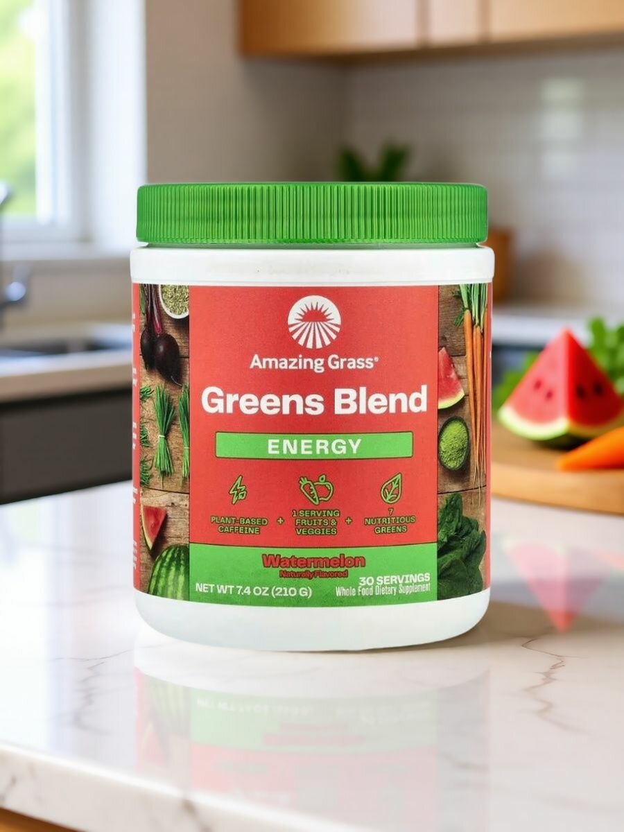 Amazing Grass, Green Superfood, Энергия, Арбуз, 7,4 унции