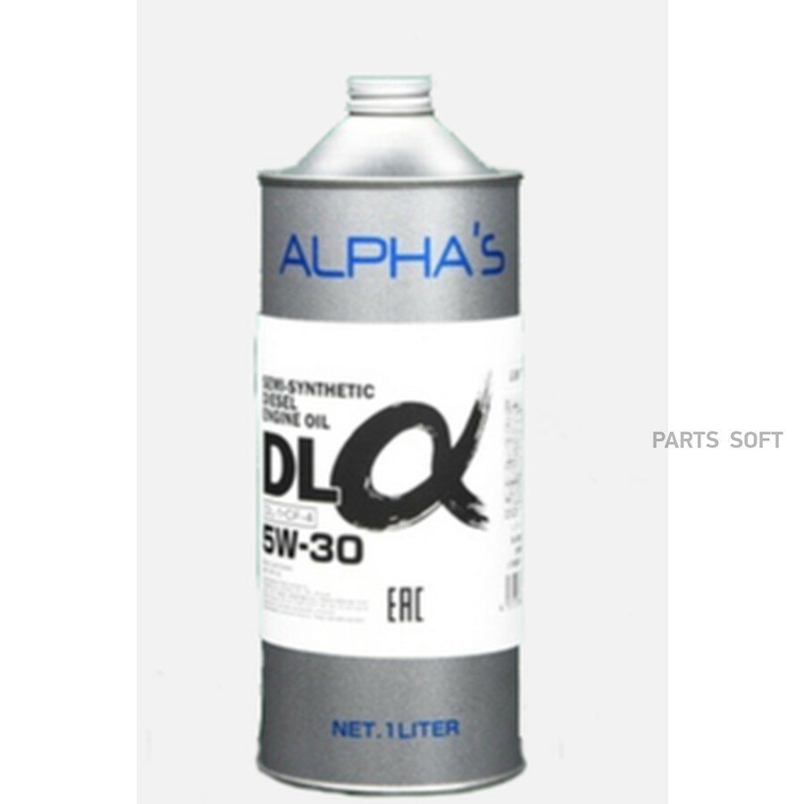 Масло моторное DL-ALPHA 5W30 DL1/CF4 1L от официального дистрибьютора, ALPHAS, артикул 792340