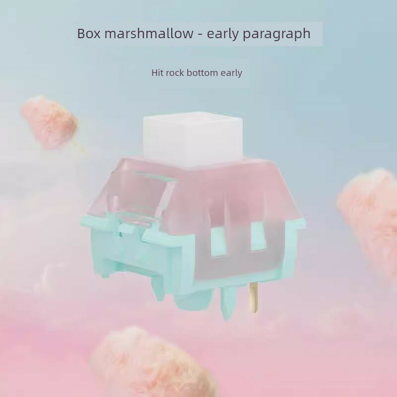 Kailh BOX Cotton линейные переключатели 110 шт. Тихие для механических клавиатур, тип пре-тактильный, горячая замена